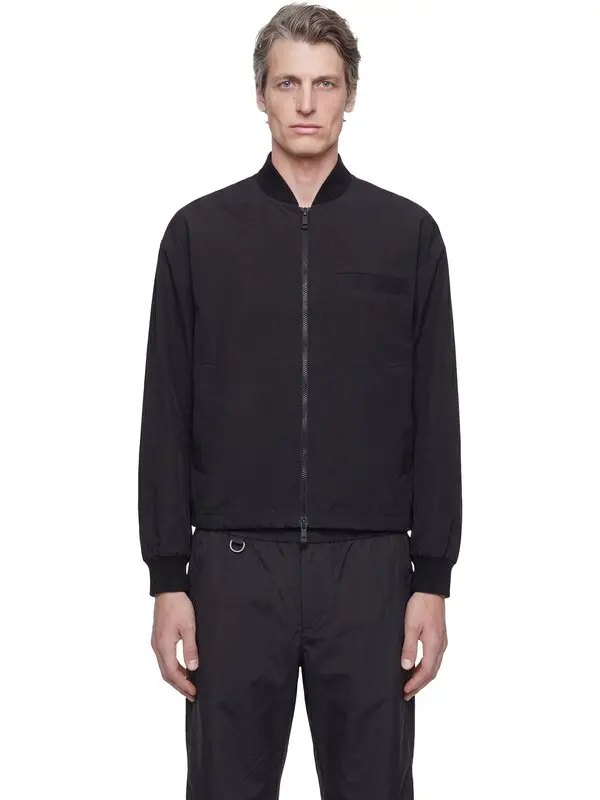Herno Cotton Bomber Jacket - Black