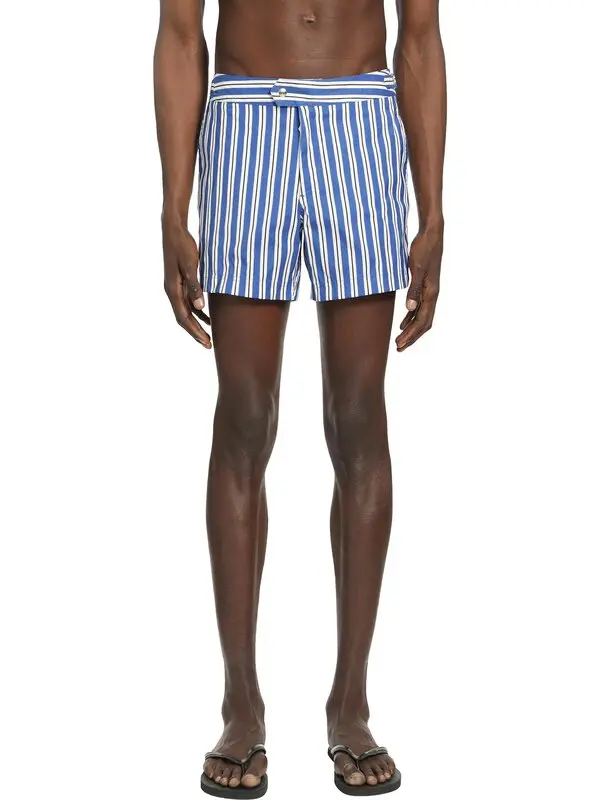 TOM FORD Regimental Stripe Swim Shorts - Blue