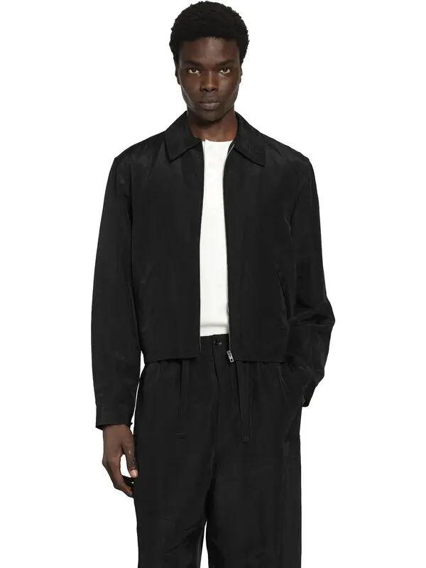 LEMAIRE Short Blouson Jacket - Black