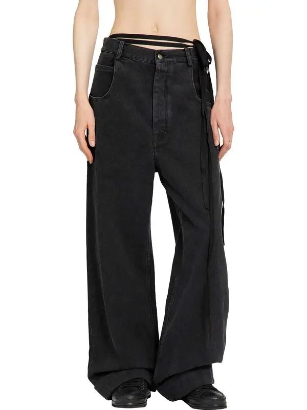 ANN DEMEULEMEESTER Kristel 5 Pocket High Comfort Jeans - Grey
