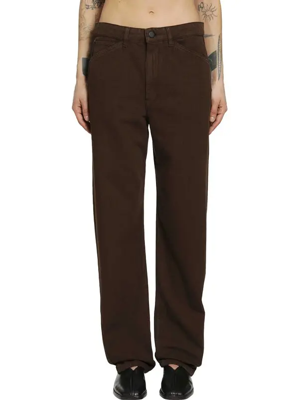 LEMAIRE 5-pocket Twisted Seam Pants - Brown