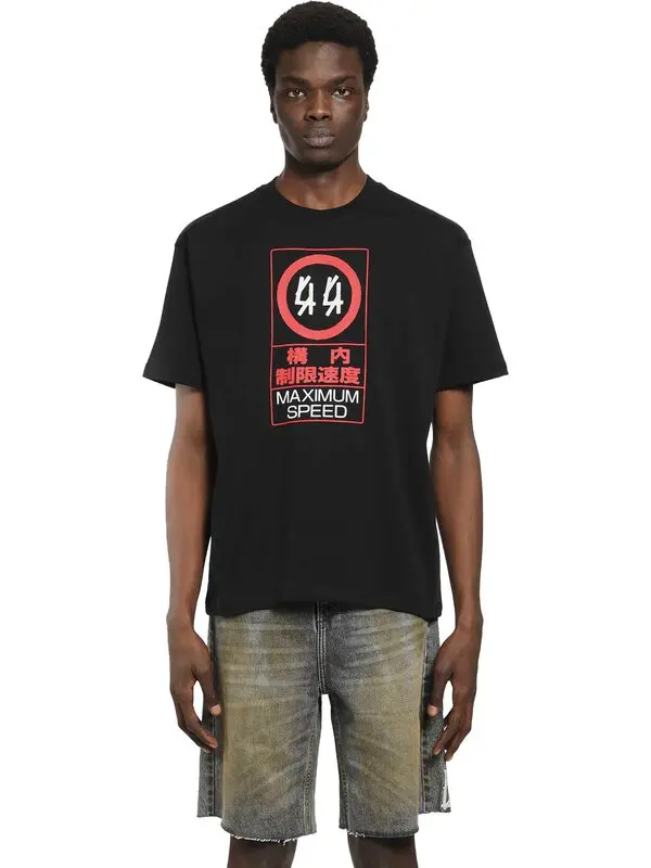 44 LABEL GROUP Warning High Risk T-shirt - Black