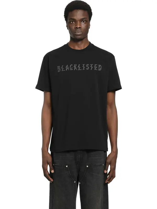 44 LABEL GROUP Listed T-shirt - Black