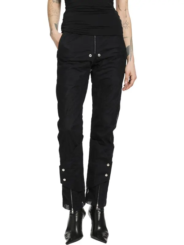 Rick Owens Temple Moto Pants - Black
