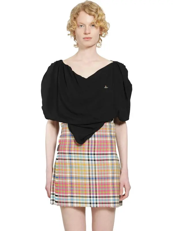 VIVIENNE WESTWOOD Cropped Heart Top - Black