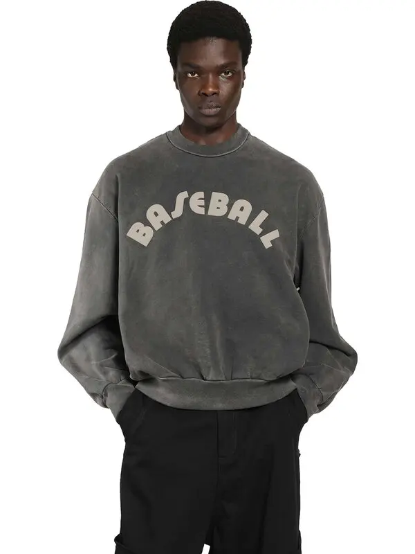 Fear Of God Baseball" Classic Half Raglan Sweatshirt - Grey