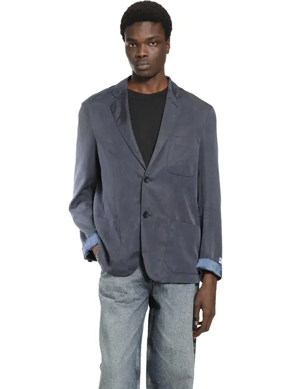 Marni Satin Blazer - Blue