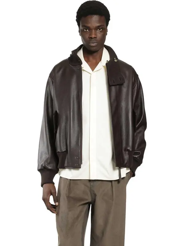 Loewe Nappa Lambskin Jacket - Brown