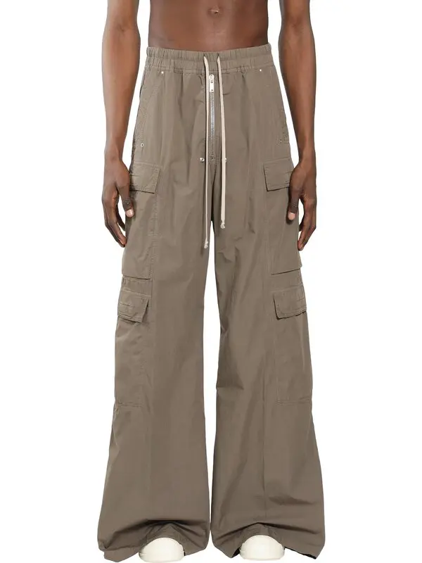 Rick Owens Temple Double Cargo Jumbo Belas - Grey