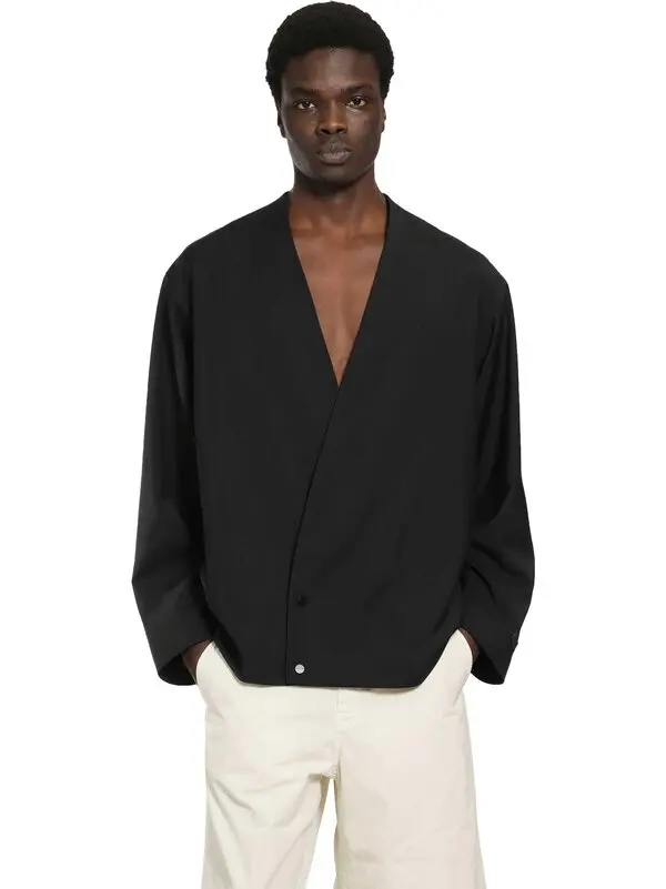 Fear Of God Relaxed Lapeless Jacket - Black