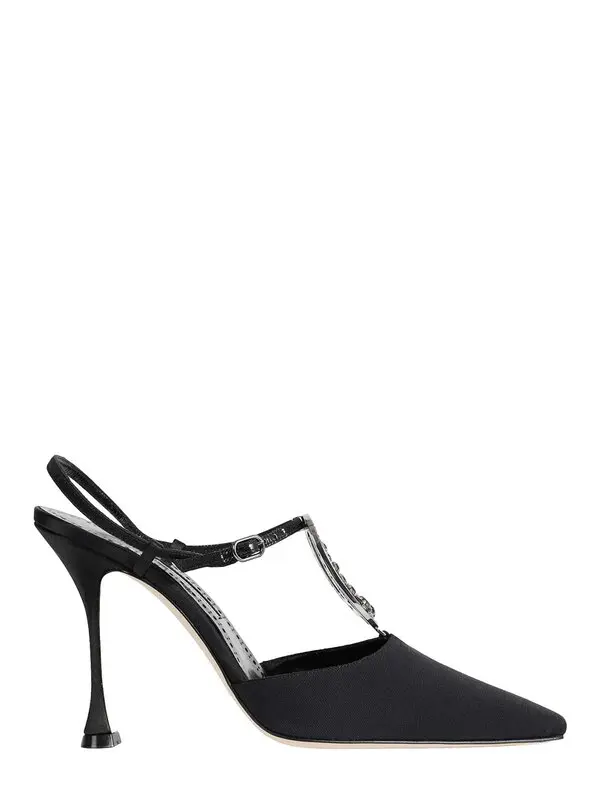 Manolo Blahnik Truta Pumps - Black
