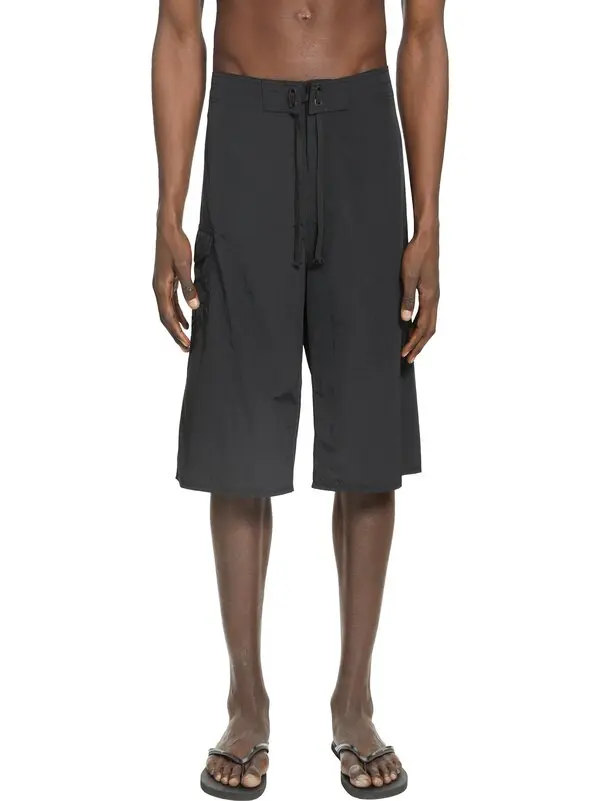 ERL Long Swim Shorts - Black