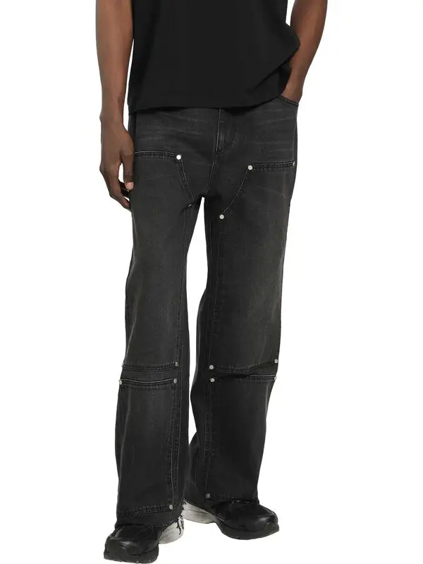 44 LABEL GROUP Hpostar Workwear Jeans - Black