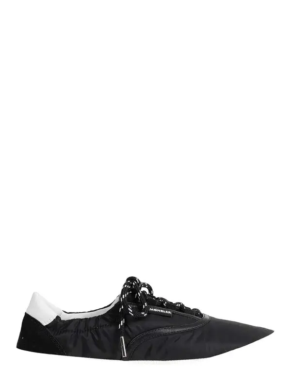 Moncler Vera Leisure Nylon Sneakers - Black