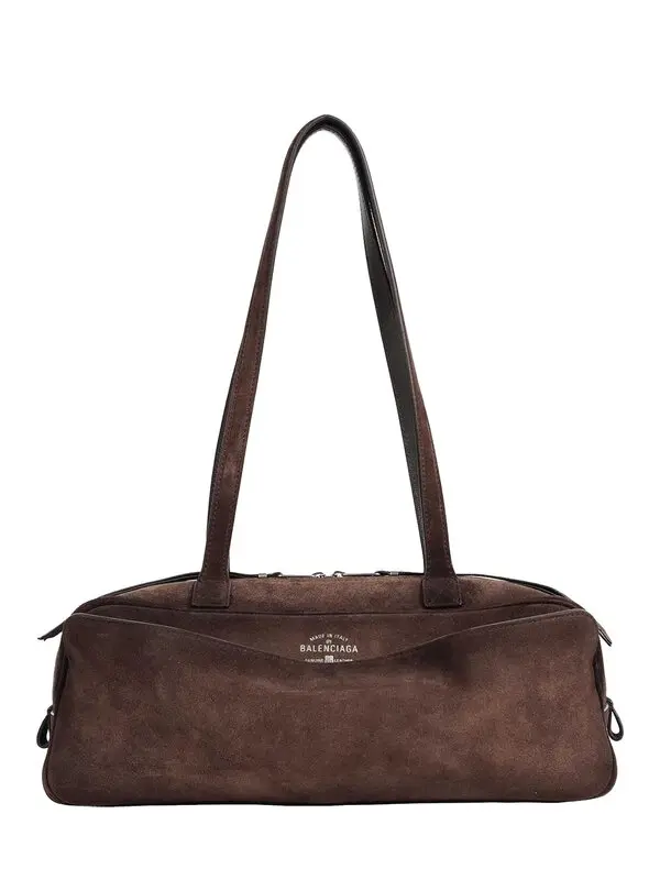 Balenciaga Carrie Bowling Small Bag - Brown