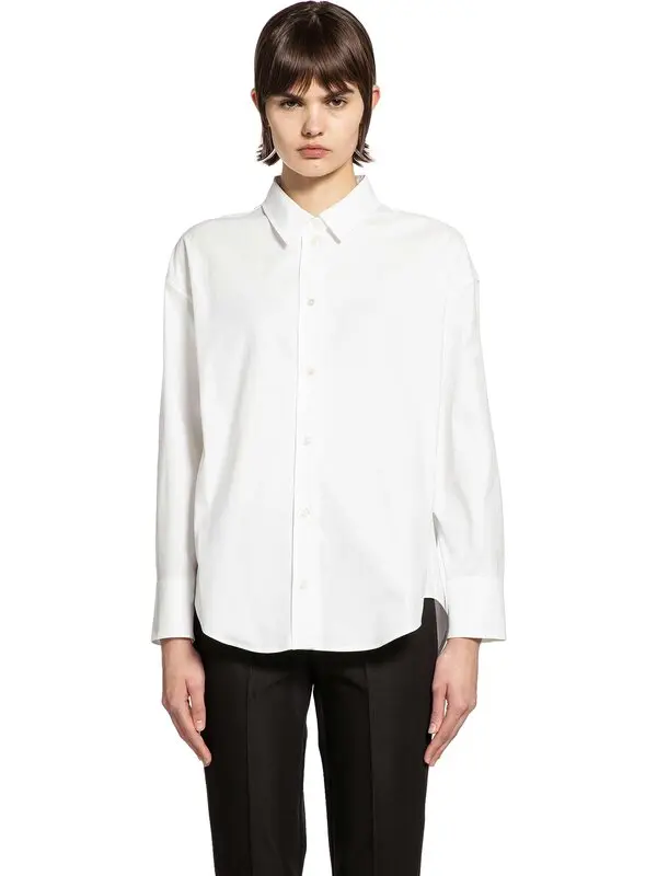 Max Mara Cotton Oxford Shirt - White