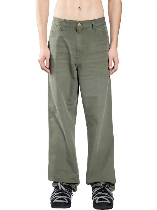 Carhartt Work In Progress Single Knee Pants In Dearborn Canvas - Green