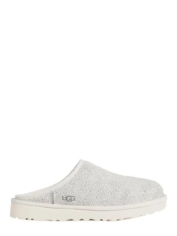 UGG Classic Slip-on Crackle Slippers - Off-white