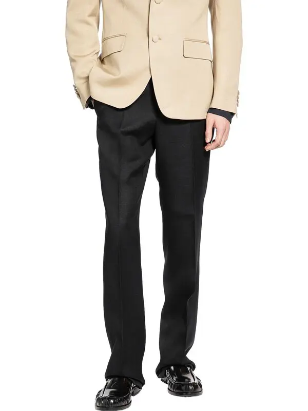 LARDINI Tailored Ecovero Trousers - Black