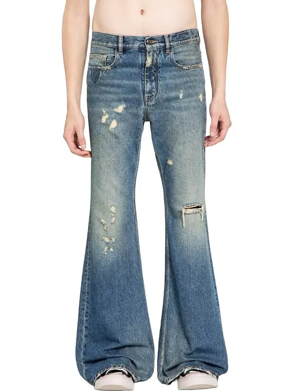 ANN DEMEULEMEESTER Hamo Bootcut Jeans - Blue