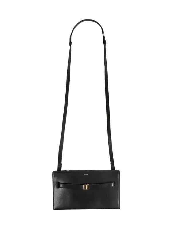 TOTEME Belted Crossbody Bag - Black