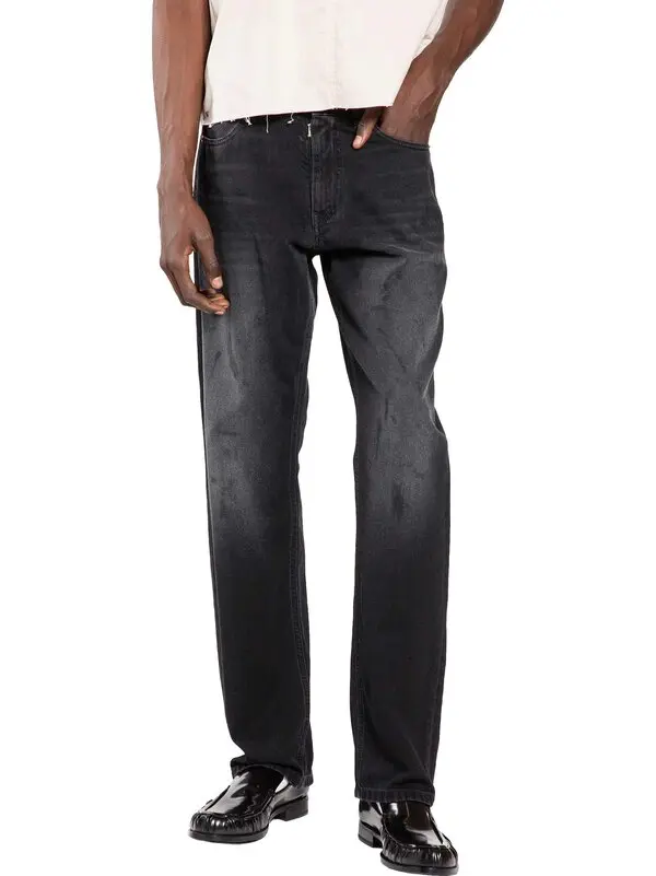 MAISON MARGIELA Straight Leg Jeans - Black