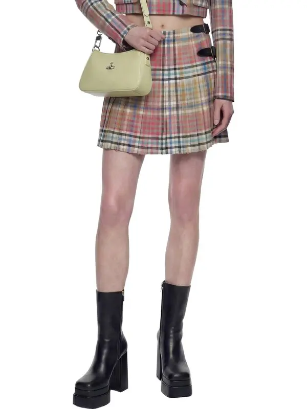 VIVIENNE WESTWOOD Heather Check Mini Kilt - Multicolor