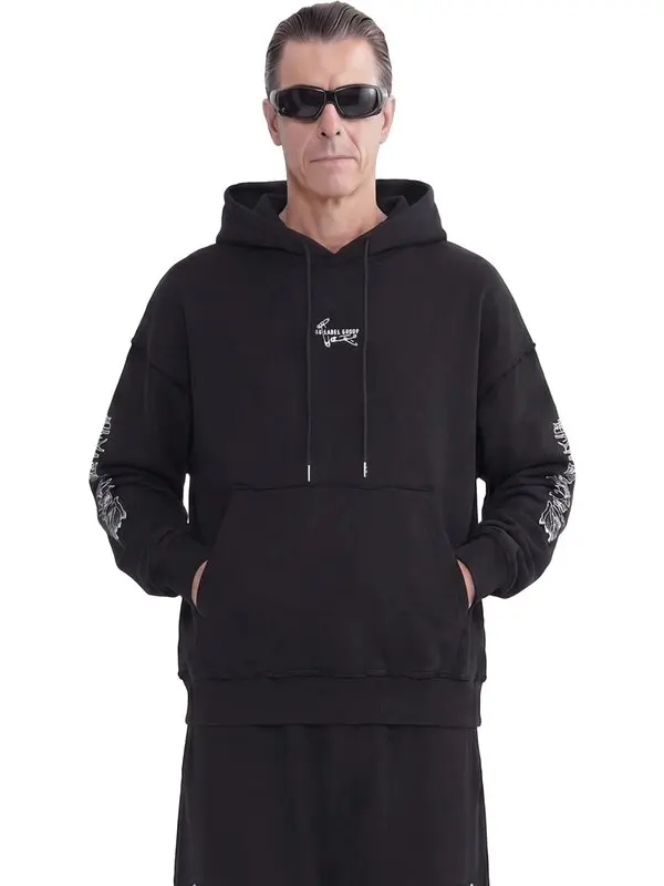 44 LABEL GROUP Pins Hoodie - Black