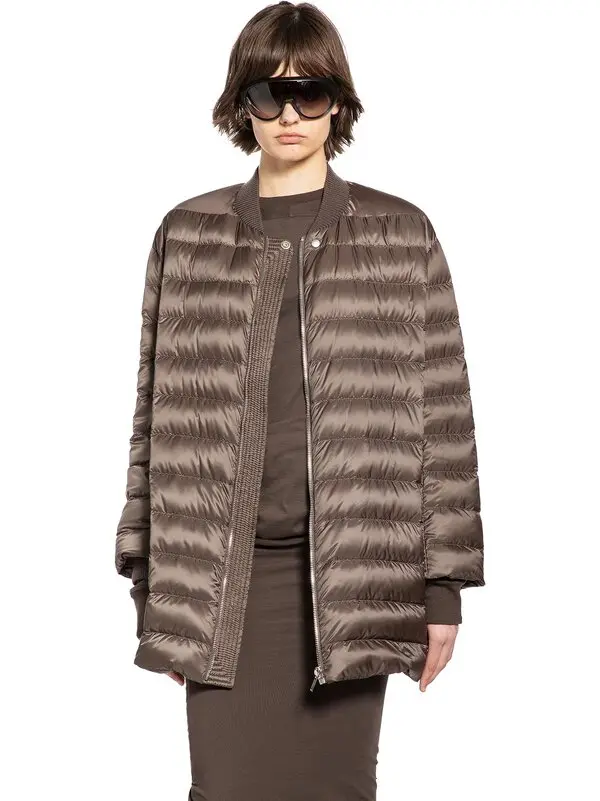 Rick Owens Moncler X Down Parka - Grey
