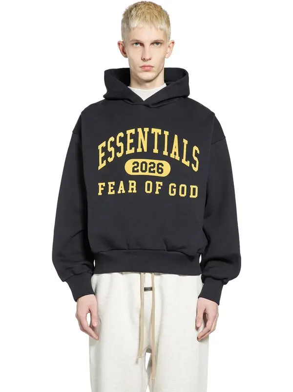 Fear Of God Fleece Hoodie - Black