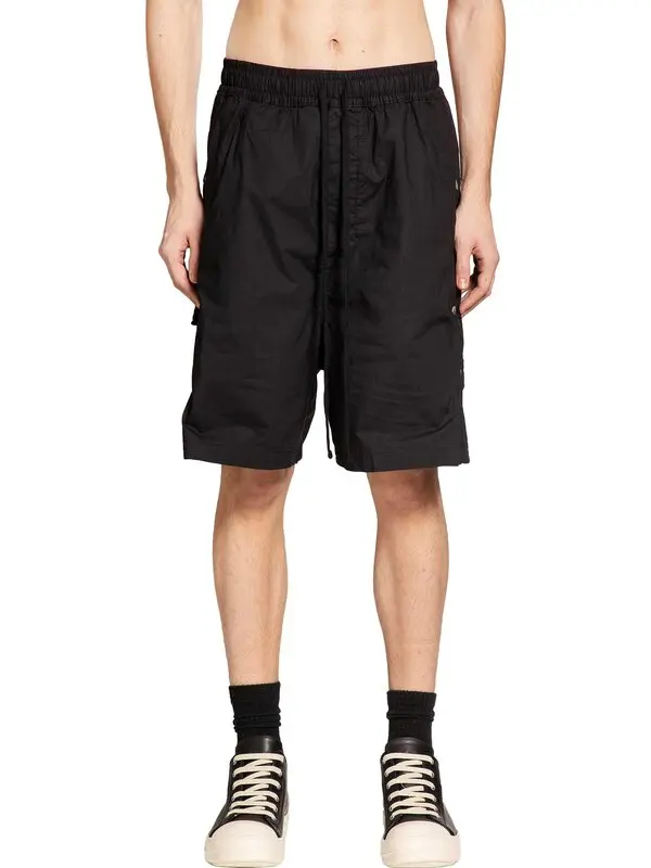 THOM KROM Stretch Nylon Cargo Shorts - Beige