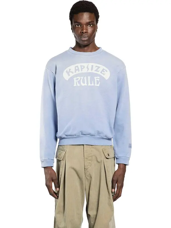 Kapital Kapsize Rule" Sweatshirt - Blue