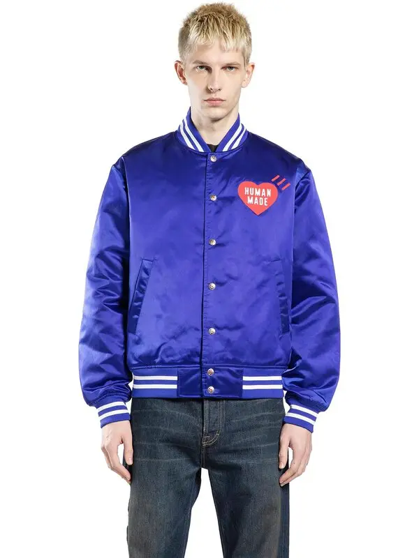 HUMAN MADE Nylon Stadium Jacket - Blue