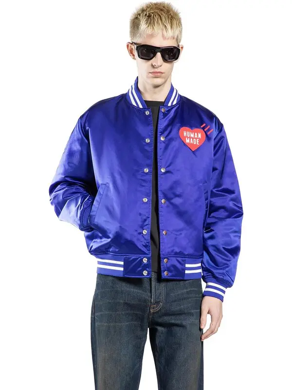 HUMAN MADE Nylon Stadium Jacket - Blue
