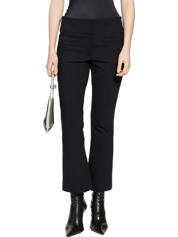 COURREGES Heritage Cropped Bootcut Pants - Black