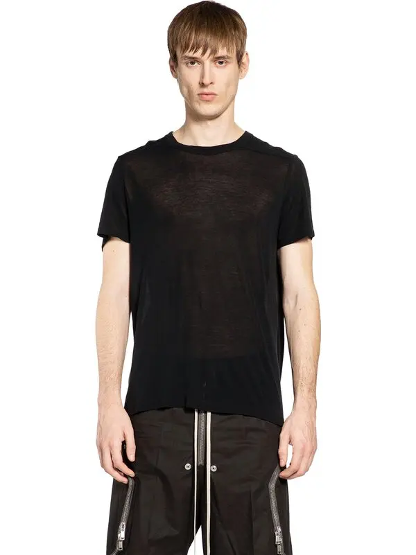 Rick Owens Temple Short Sleeve Level T - Black