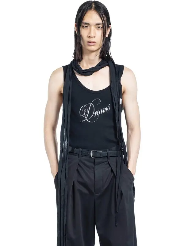 ANN DEMEULEMEESTER Seva Dreams Tank Top - Black