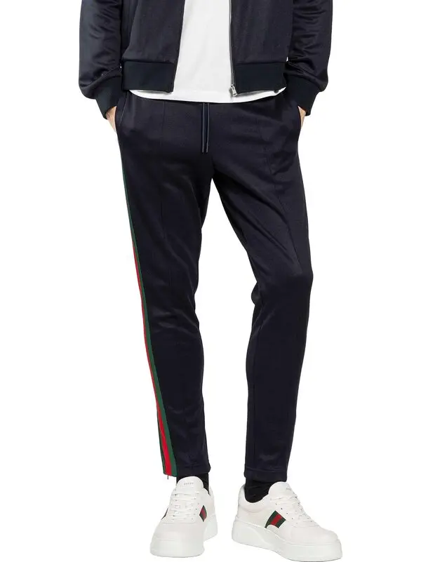 Gucci Technical Jersey Track Pants - Blue