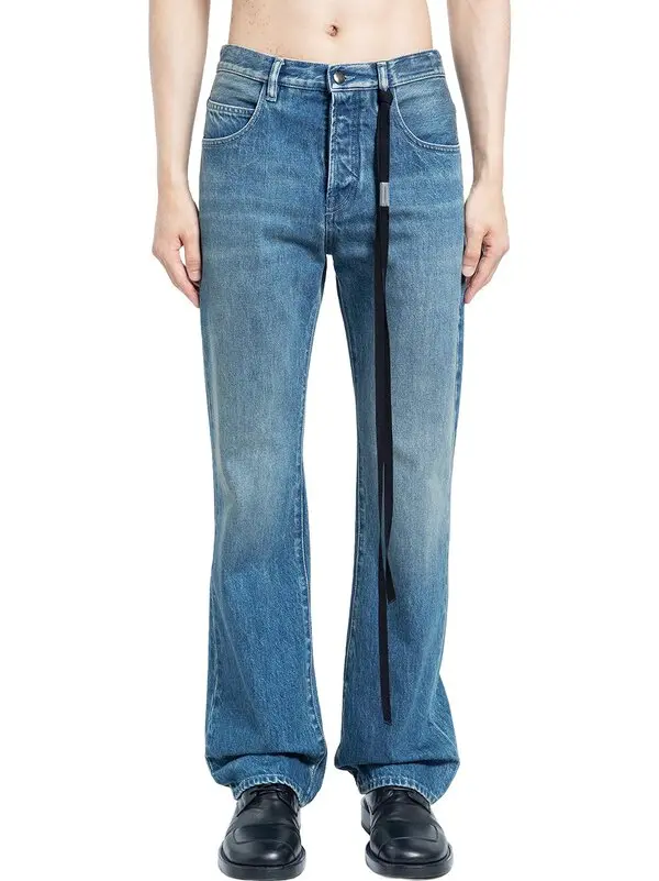 ANN DEMEULEMEESTER Jonas Bootcut Jeans - Blue
