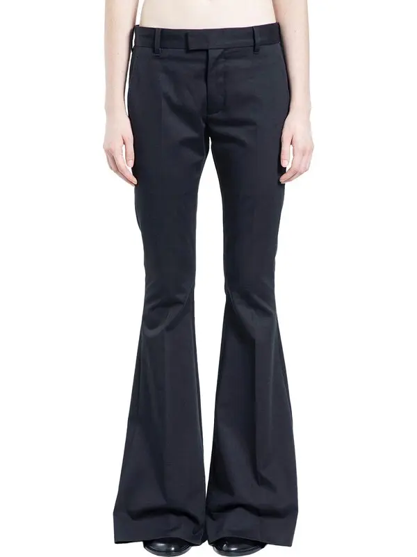 ANN DEMEULEMEESTER Adri Bootcut Trousers - Black
