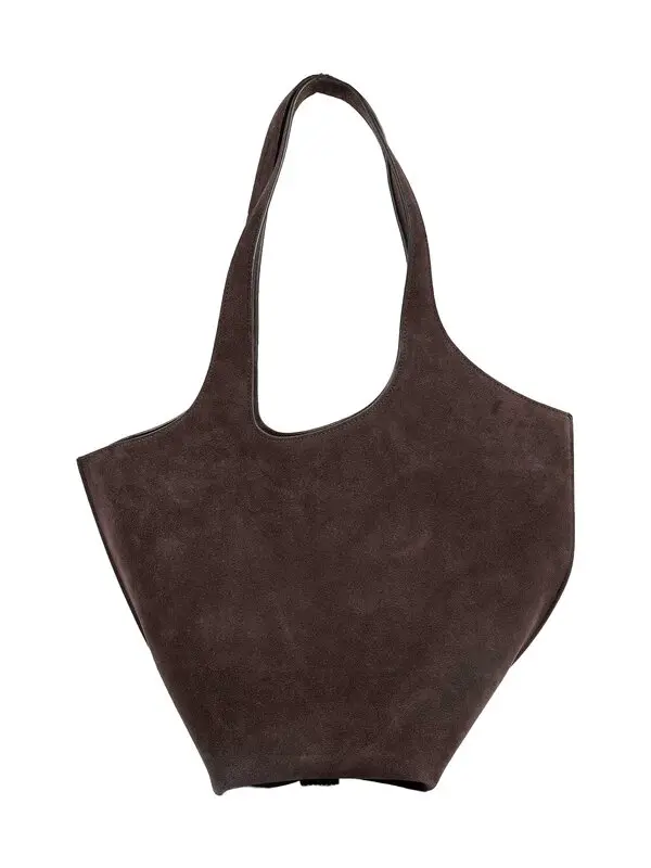 Attico La Scoop Medium Shoulder Bag - Brown