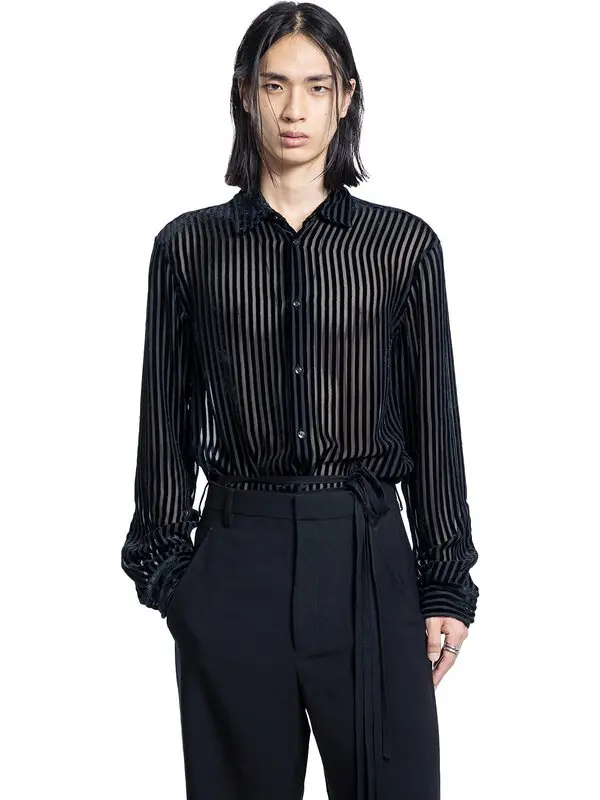 ANN DEMEULEMEESTER Andre Classic Shirt - Black