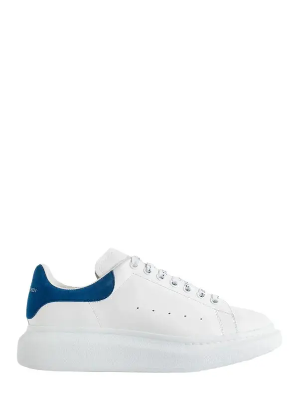 Alexander McQueen Oversized Leather And Suede Sneakers - Multicolor