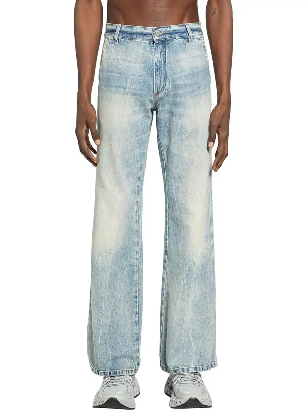 Amiri Bootcut Jeans In Light Wash - Blue