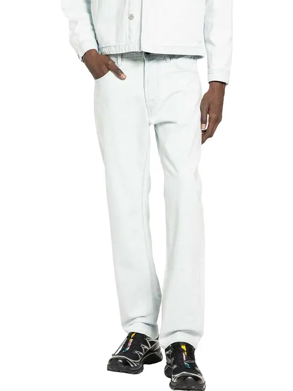 Stone Island J100005 Extra-bleached Straight Leg Jeans - Blue