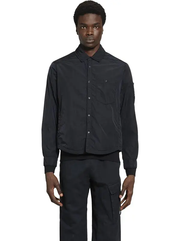C.P. COMPANY Chrome-r Padded Lens Overshirt - Blue