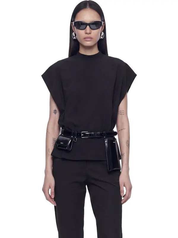Coperni Zero Waste Adjustable Tee - Black