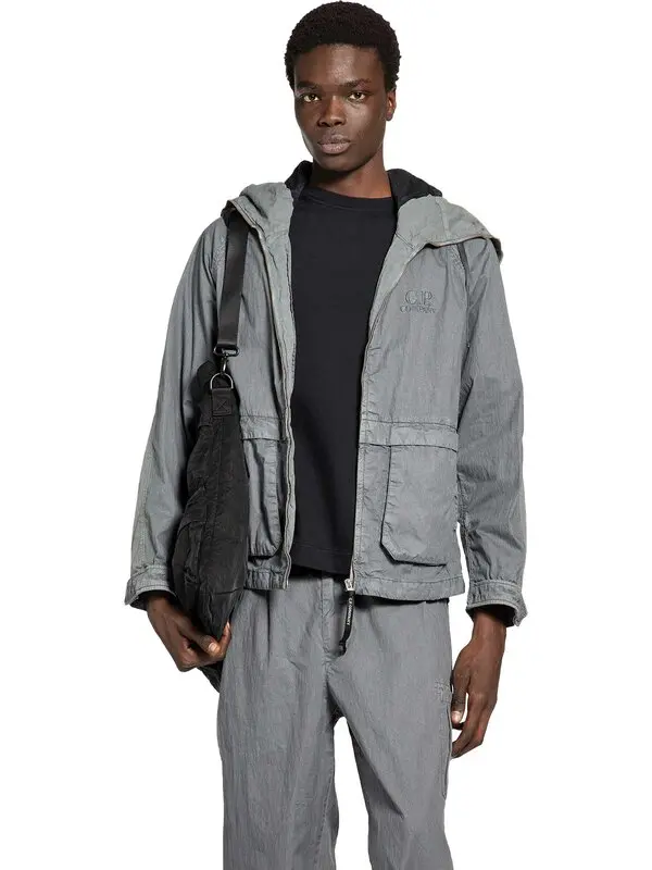 C.P. COMPANY 50 Fili Wax Explorer Jacket - Grey