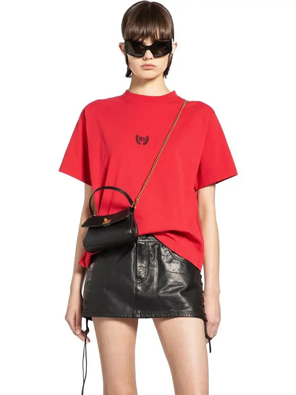 Balenciaga Laurel Classic T-shirt - Red