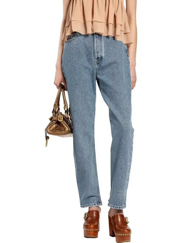 Chloé High-rise Tapered Jeans - Blue